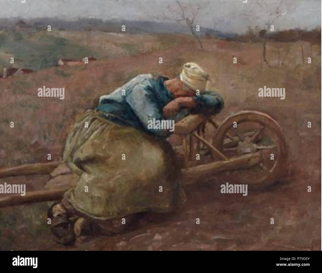 English: Woman Resting . before 1932 35 EChadwick-Resting Stock Photo ...