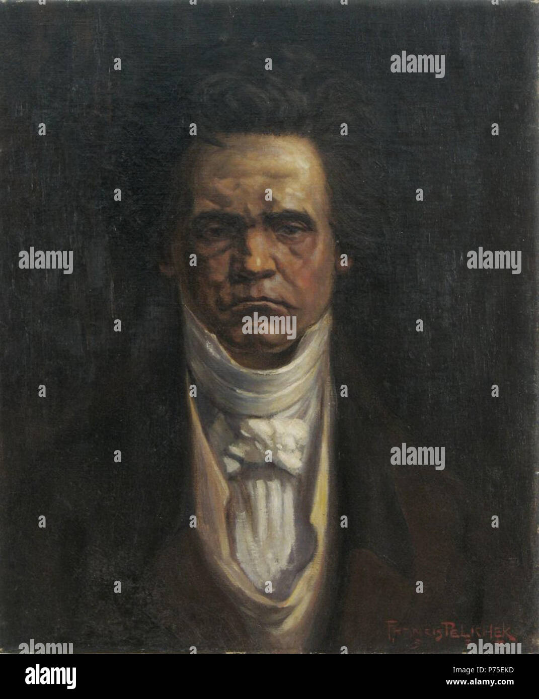 . English: Portrait of Beethoven Português: Retrato de Beethoven 1920 ...