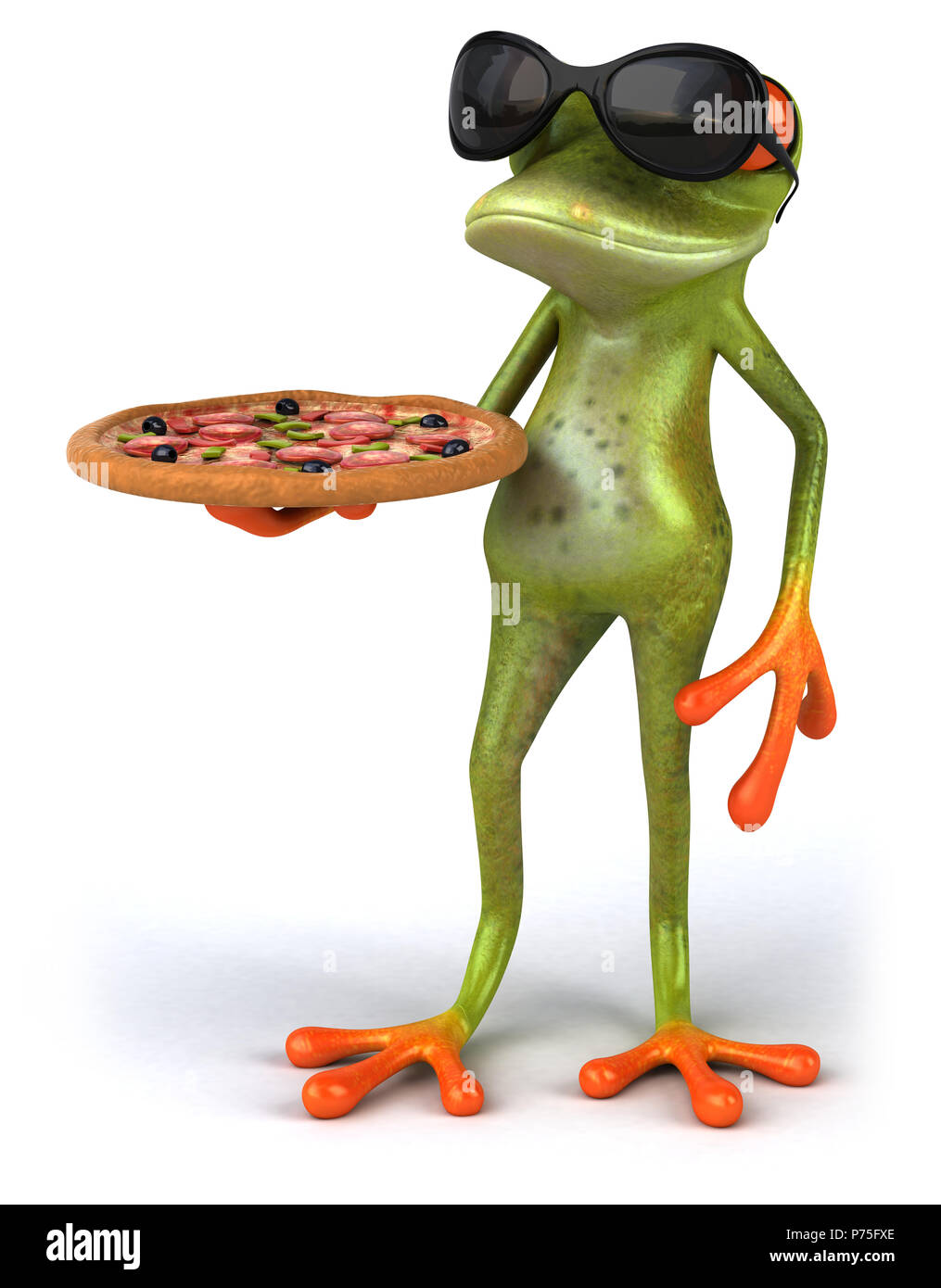 Frog pizza hi-res stock photography and images - Alamy