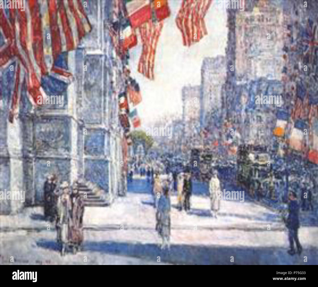 Work by Childe Hassam . before 1935 136 Hassam - early-morning-on-the ...
