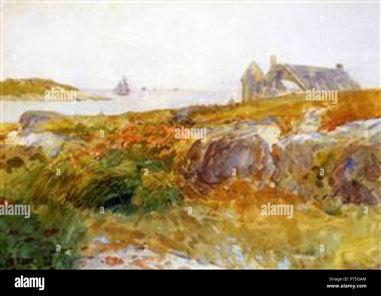 Work by Childe Hassam . before 1935 136 Hassam - isle-of-shoals-1894 ...