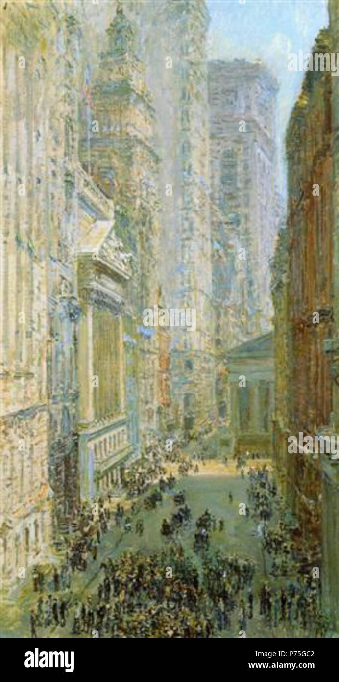 Childe hassam lower manhattan hi-res stock photography and images - Alamy