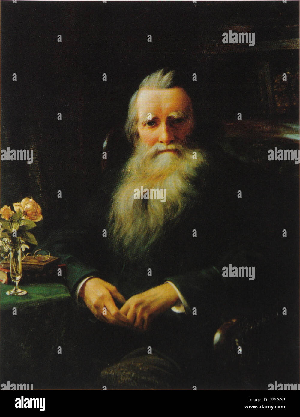 English: Portrait of John Ruskin, Oil on canvas Français : Portrait de ...
