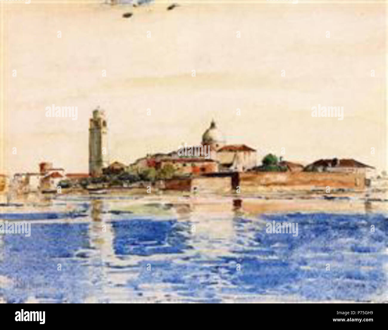 Work by Childe Hassam . before 1935 137 Hassam - san-pietro-venice ...