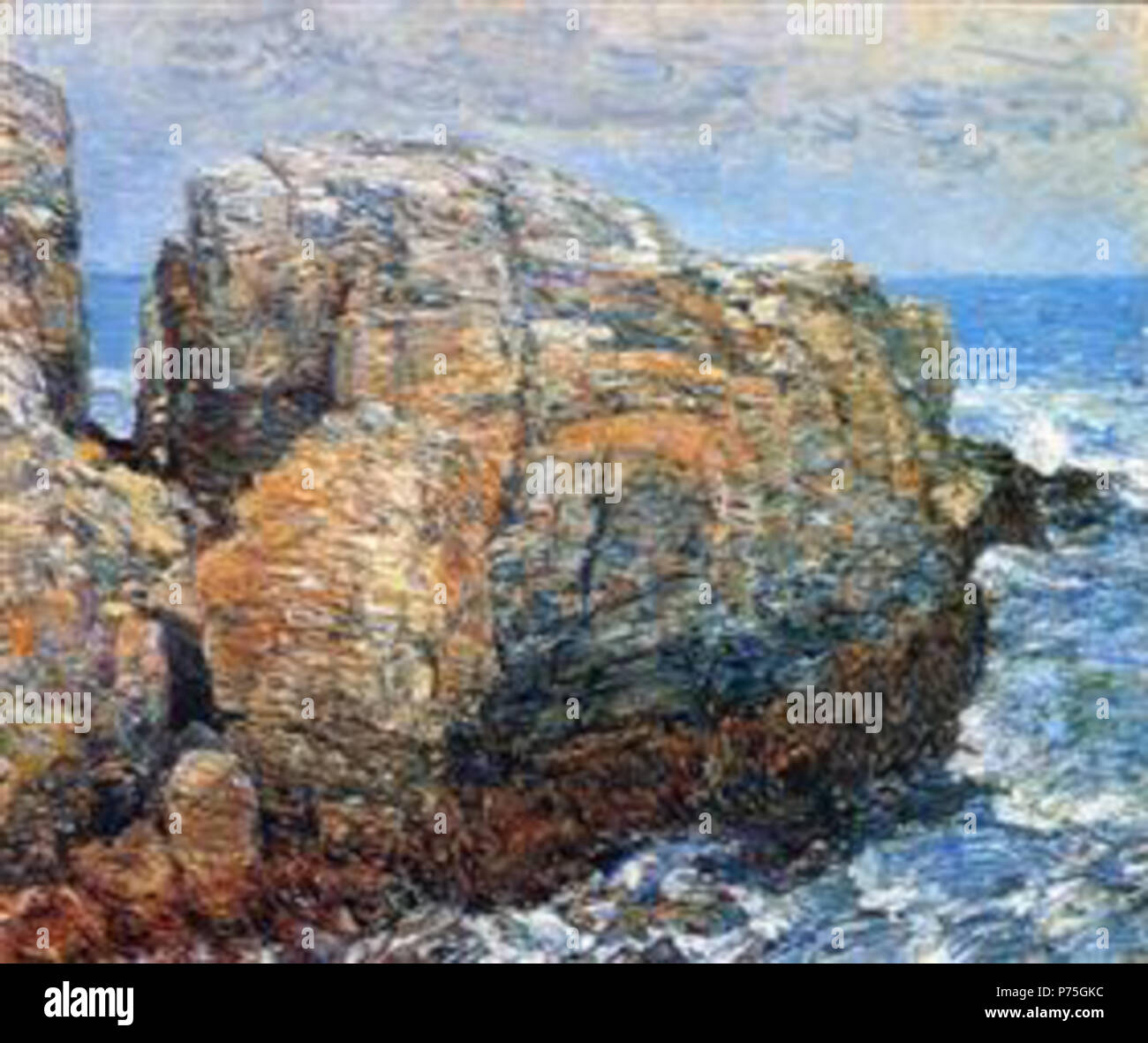 Work by Childe Hassam . before 1935 137 Hassam - sylph-s-rock-1907 ...