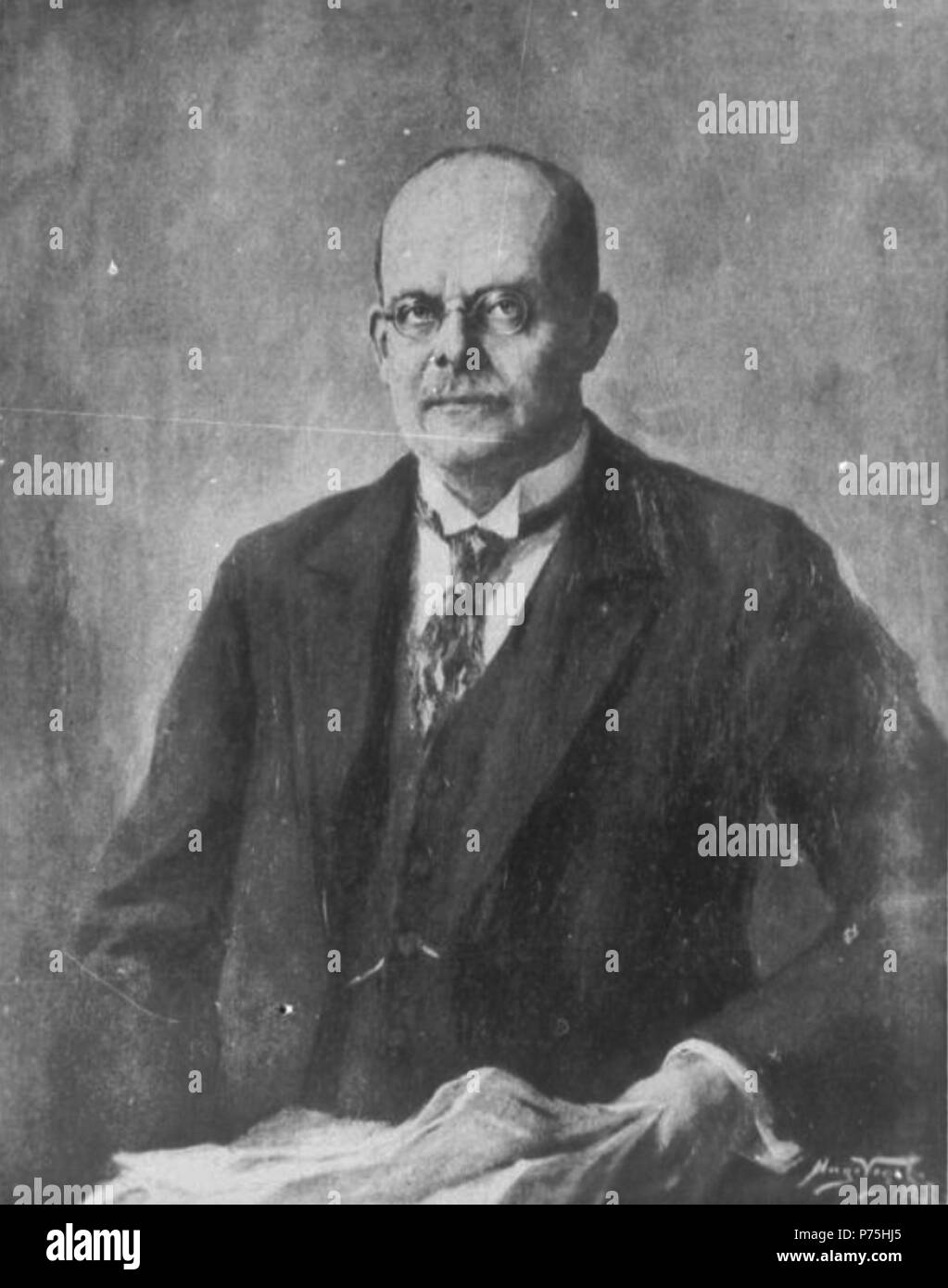 141 Hugo Vogel - Portrait Wilhelm Marx, 1928 Stock Photo - Alamy