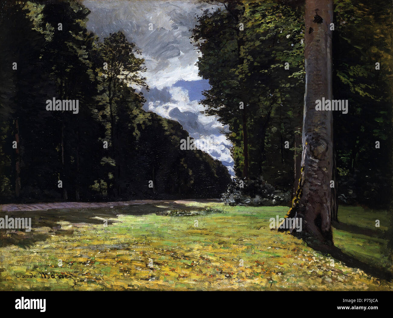 Monet fontainebleau forest hi-res stock photography and images - Alamy