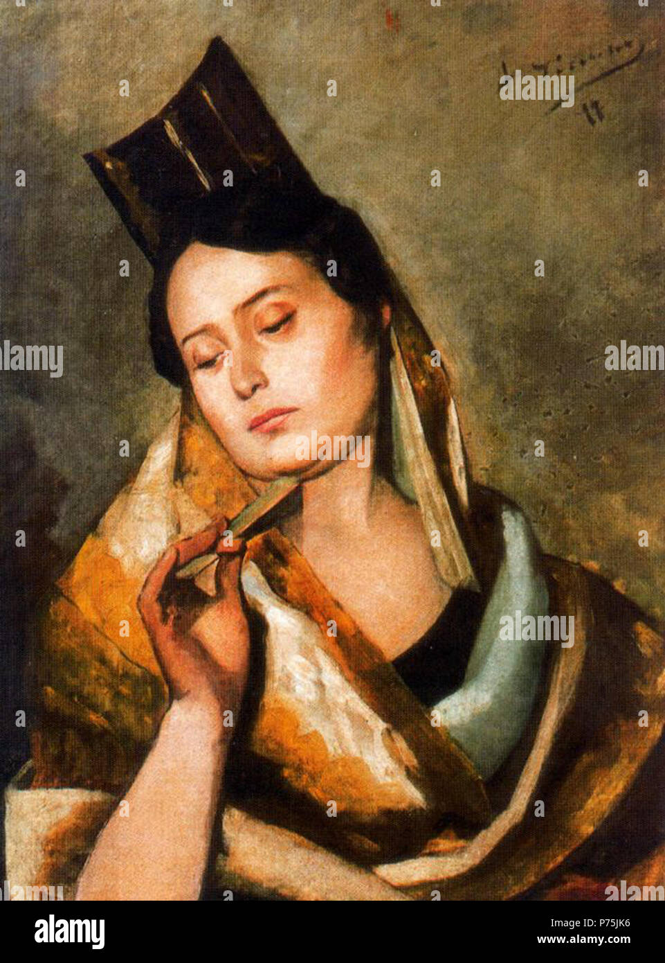 Spanish Lady . before 1929 156 Lizcano-Lady Stock Photo - Alamy