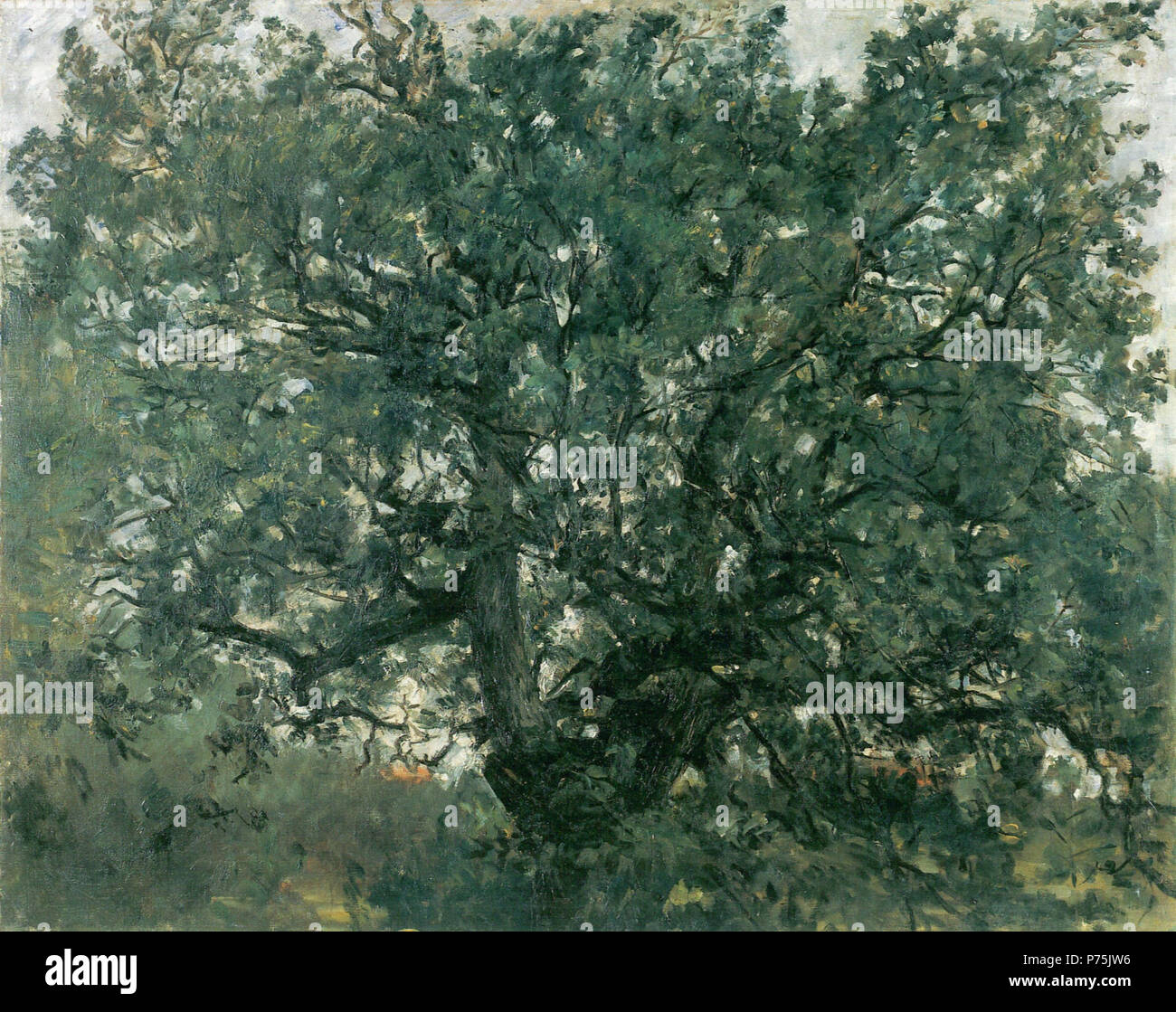 . Deutsch: Der Eichbaum 1907 158 Lovis Corinth Der Eichbaum 1907 Stock ...