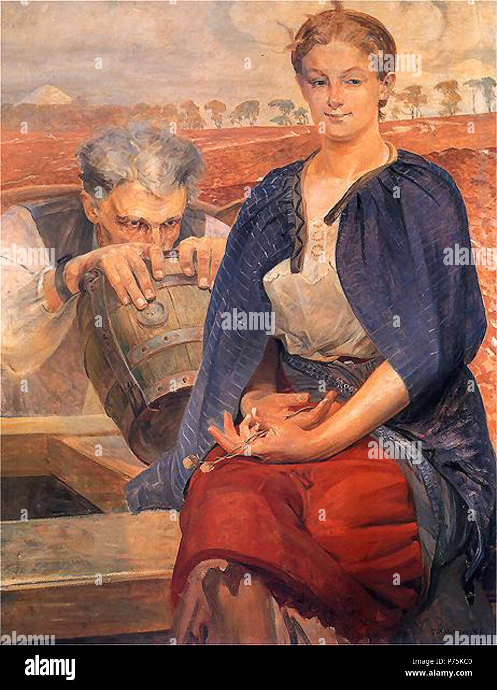 Jacek Malczewski (1854-1929) – polski malarz symbolista. Zatruta ...
