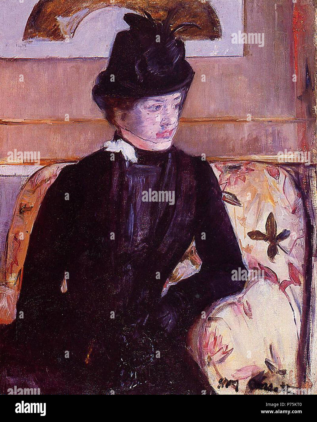 . Young Woman in Black between circa 1879 and circa 1880 163 Mary ...