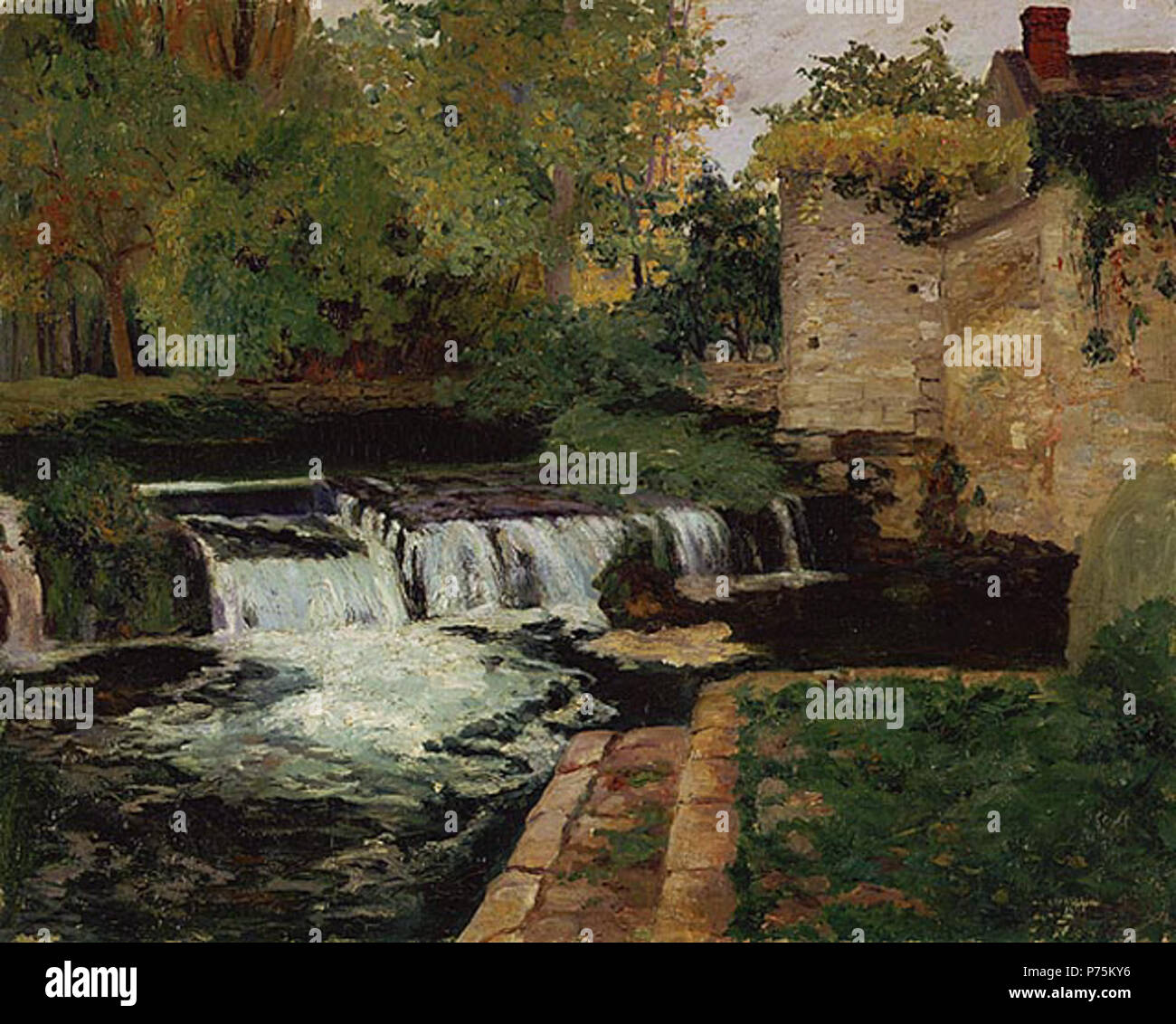 . The Mill Stream circa 1895 163 Maurice Cullen - The Mill Stream Stock ...