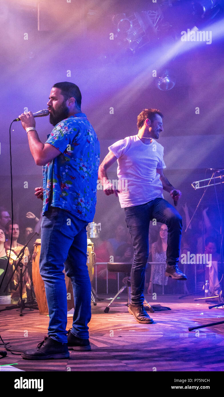 The Cat Empire, Felix Riebl, Harry James Angus Stock Photo - Alamy