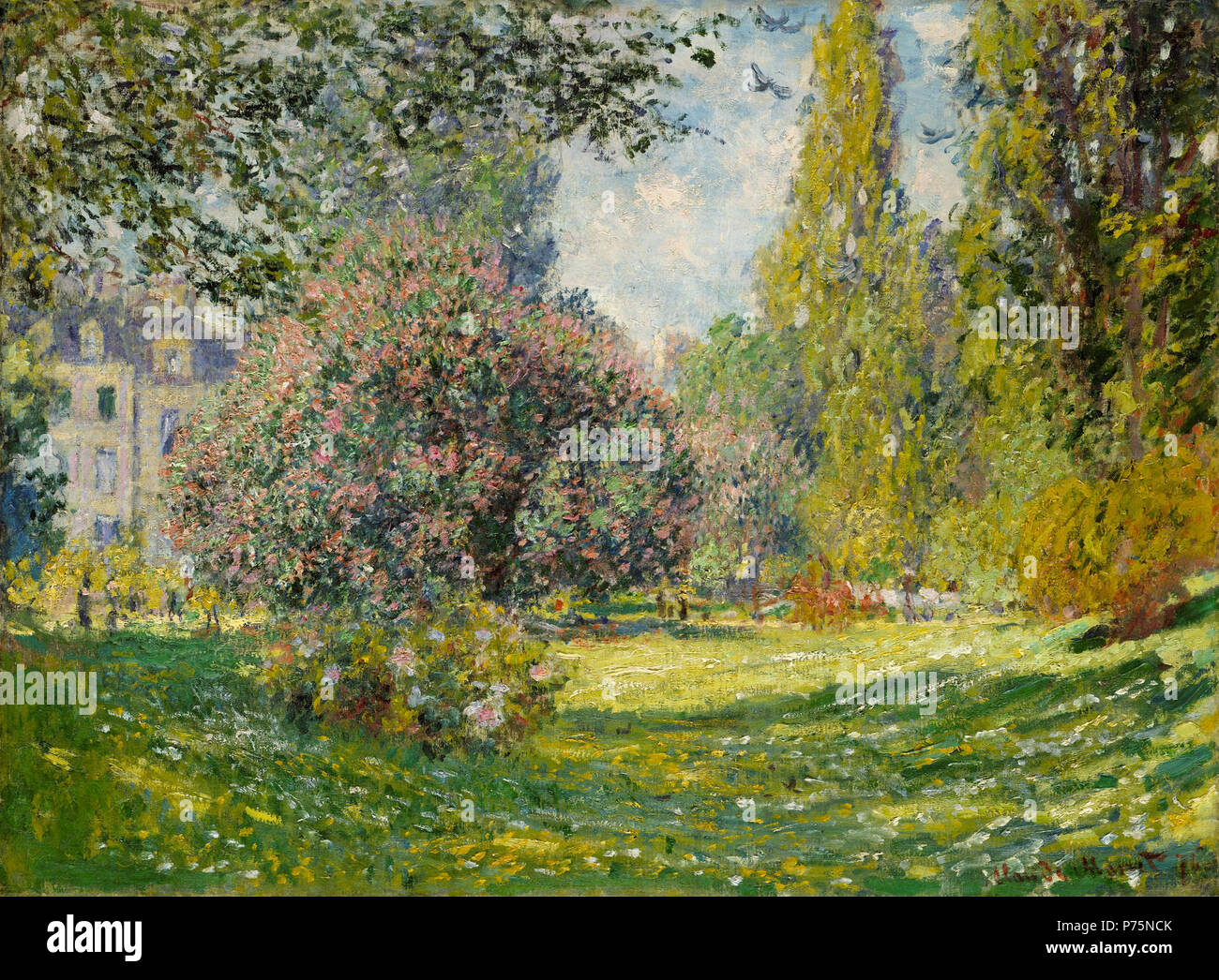 English landscape parc monceau hi-res stock photography and images - Alamy