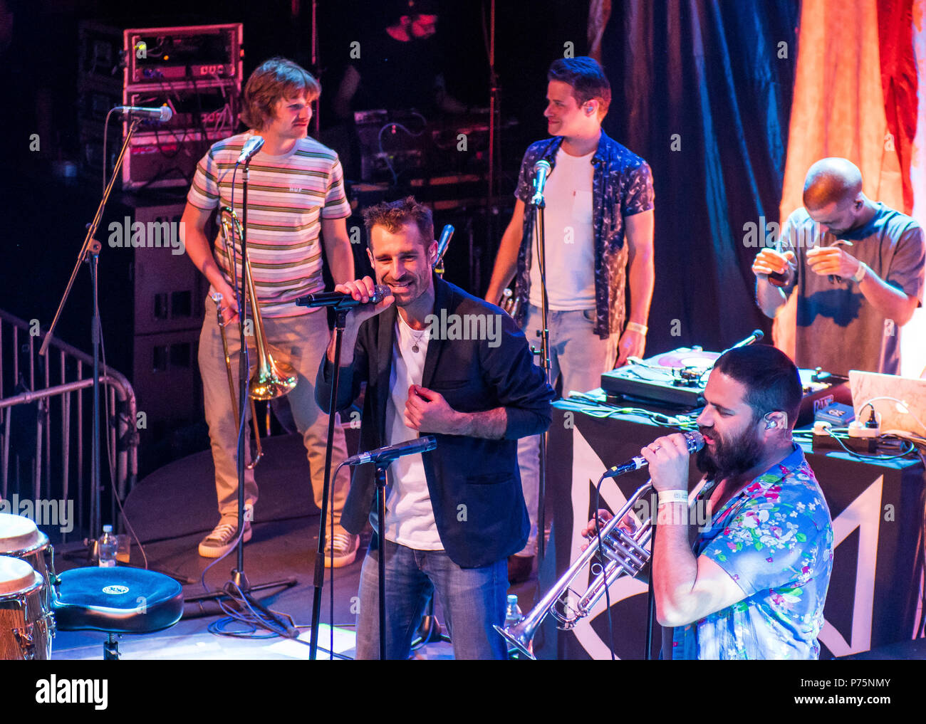 The Cat Empire, Felix Riebl, Harry James Angus Stock Photo - Alamy