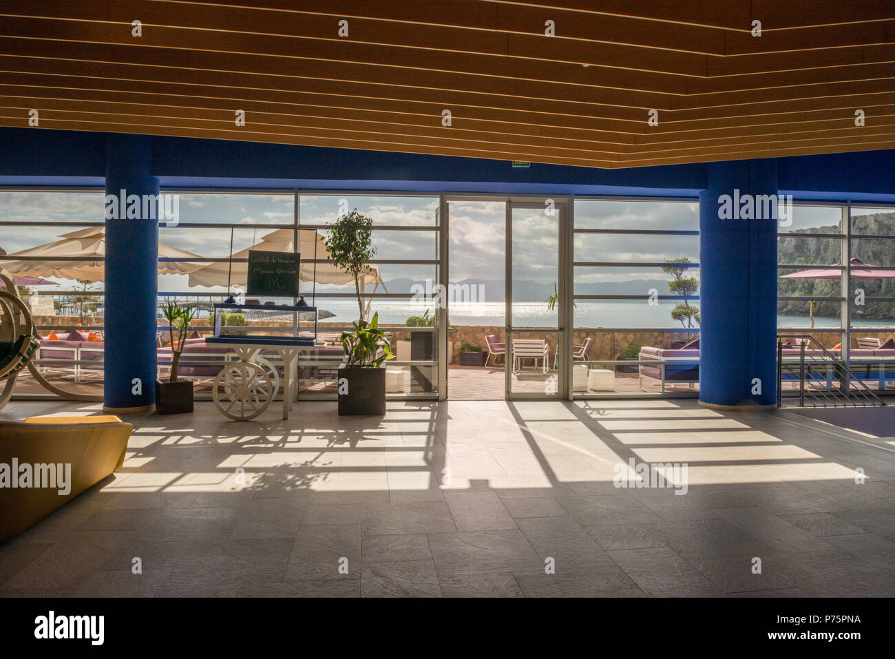 Interior views of the Mercure Quemado Resort Hotel, next to the Quemado ...