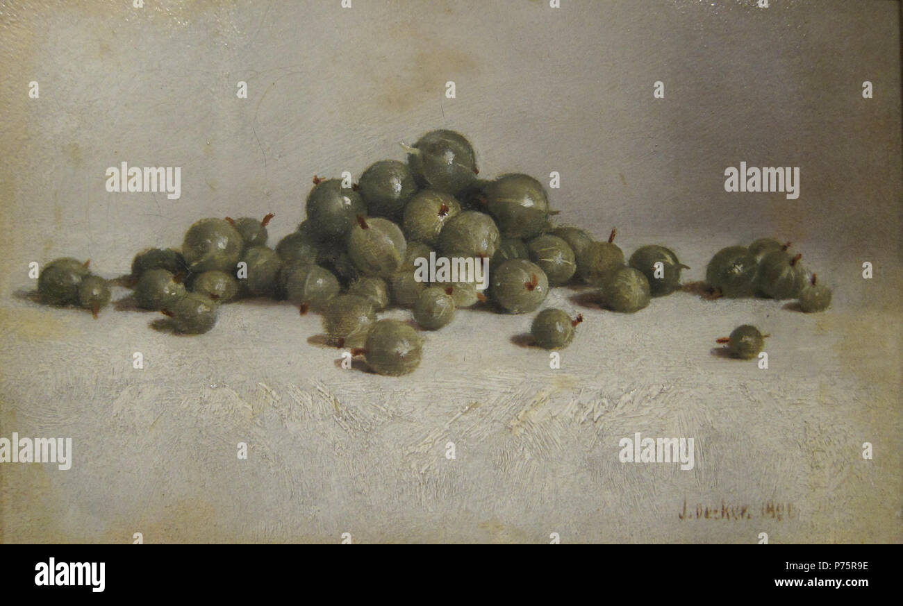 Gooseberries by Joseph Decker, 1896, oil on canvas, Metropolitan Museum ...
