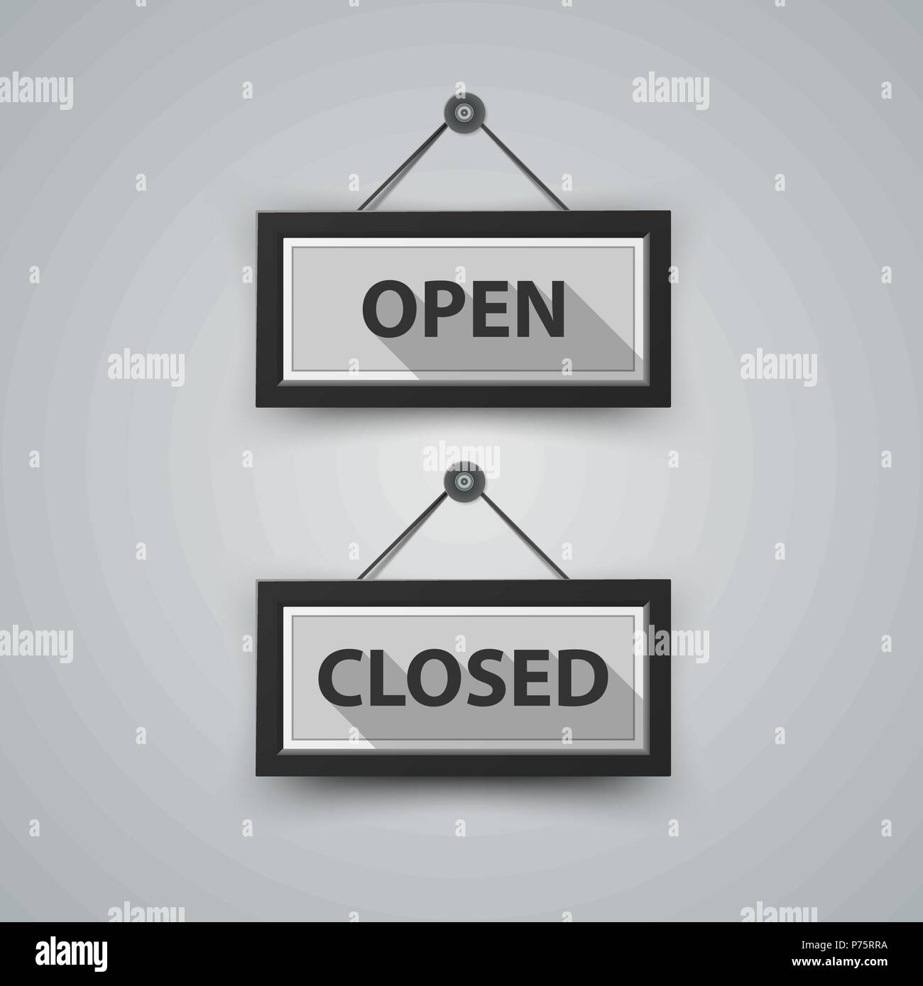 Opening soon store sign Stock Vector Images - Alamy