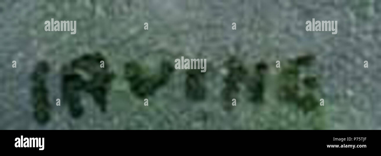 English: Signature of American painter Wilson Henry Irvine, 1932 . 1932 ...