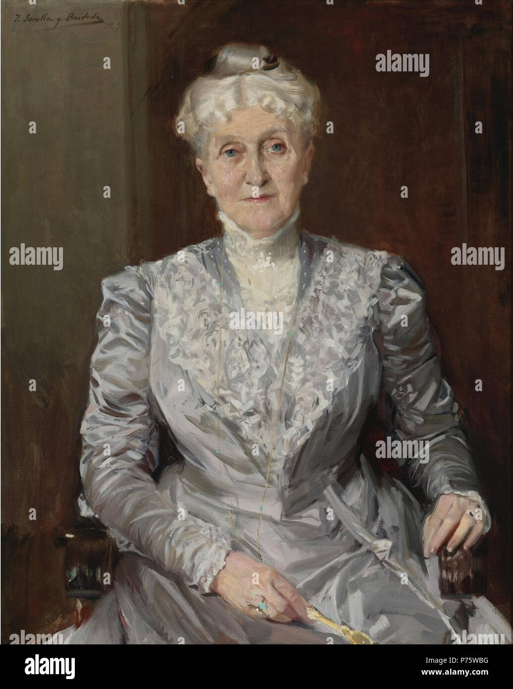 . Portrait of Emily Perkins 1909 147 Joaquin Sorolla y Bastida ...