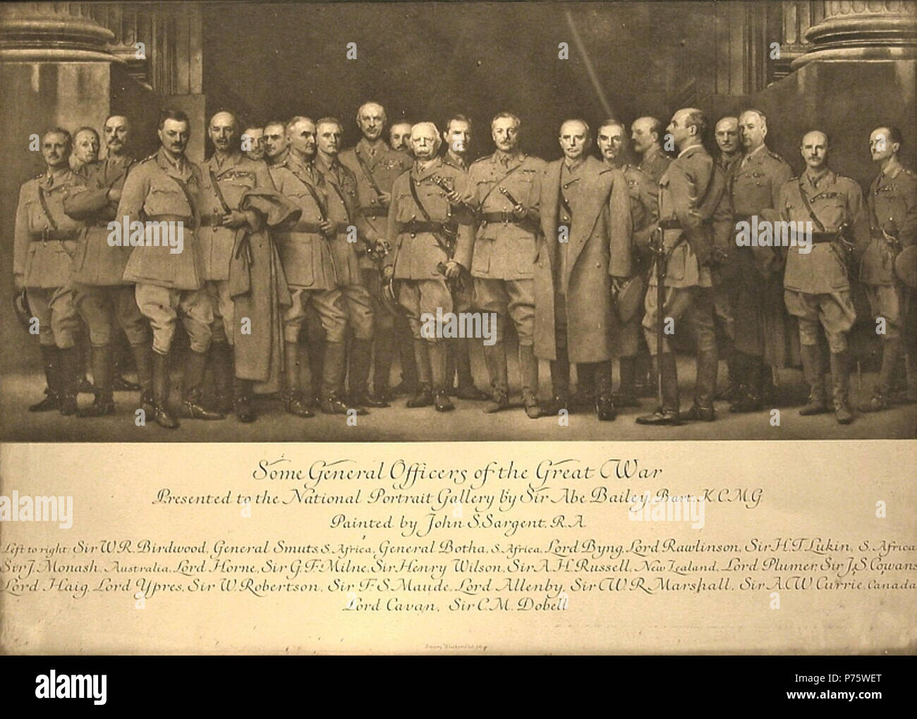 General officers of world war i sargent hi-res stock photography and ...