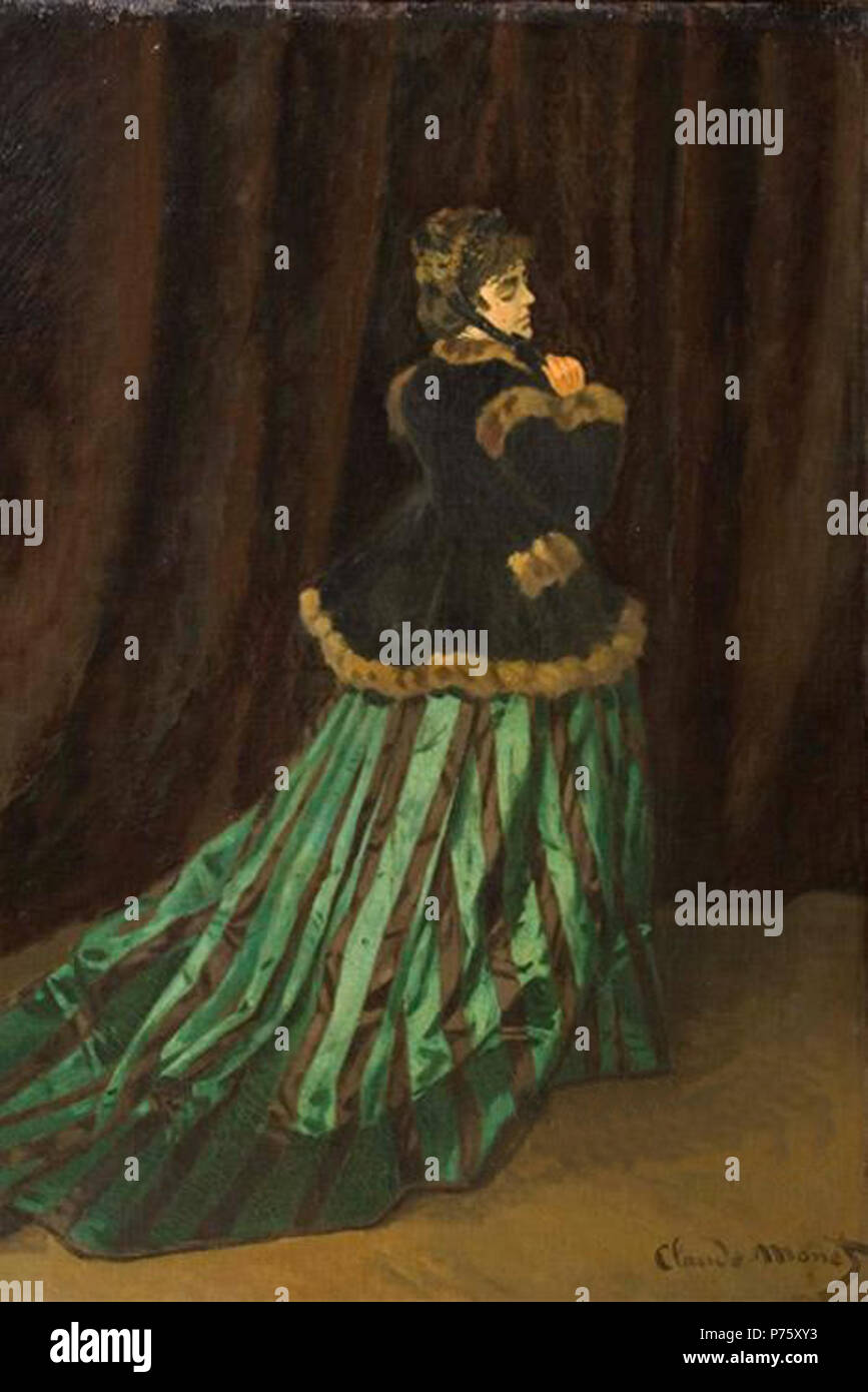 Camille monet green dress hi-res stock photography and images - Alamy