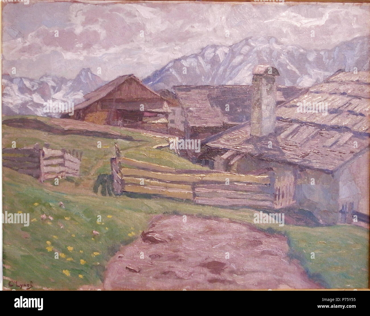 Deutsch: Carl O’Lynch of Town: Almlandschaft, Privatbesitz Graz ... Deutsch: Carl O’Lynch of Town: Almlandschaft, Privatbesitz Graz ...