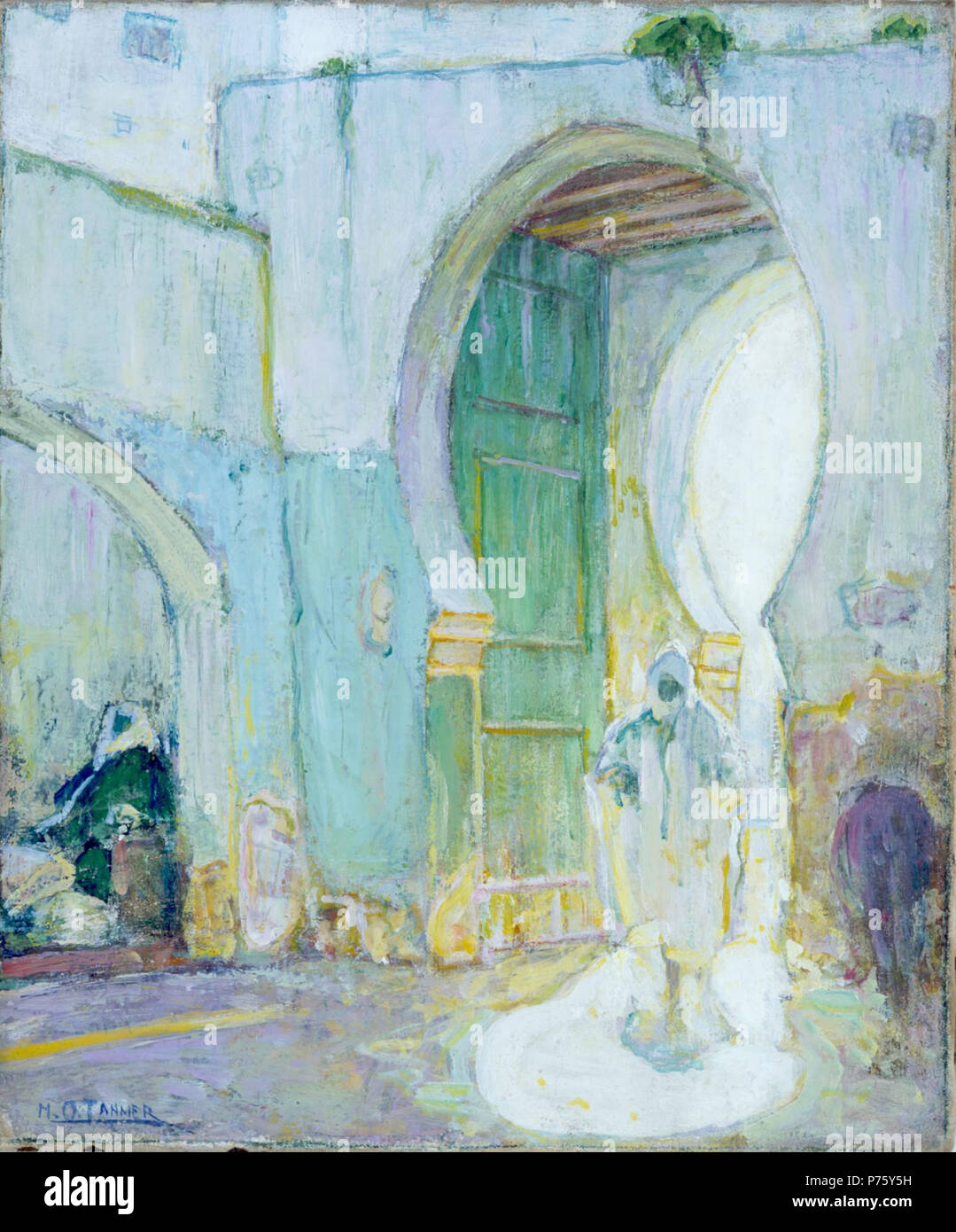 . English: Gateway, Tangier circa 1912 140 Henry Ossawa Tanner ...
