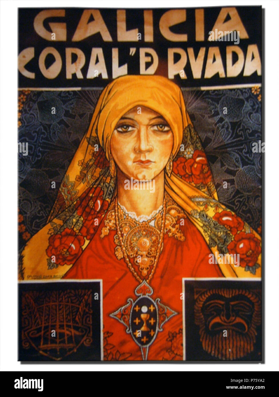 22 Cartel Coral de Ruada por Camilo Díaz Stock Photo - Alamy