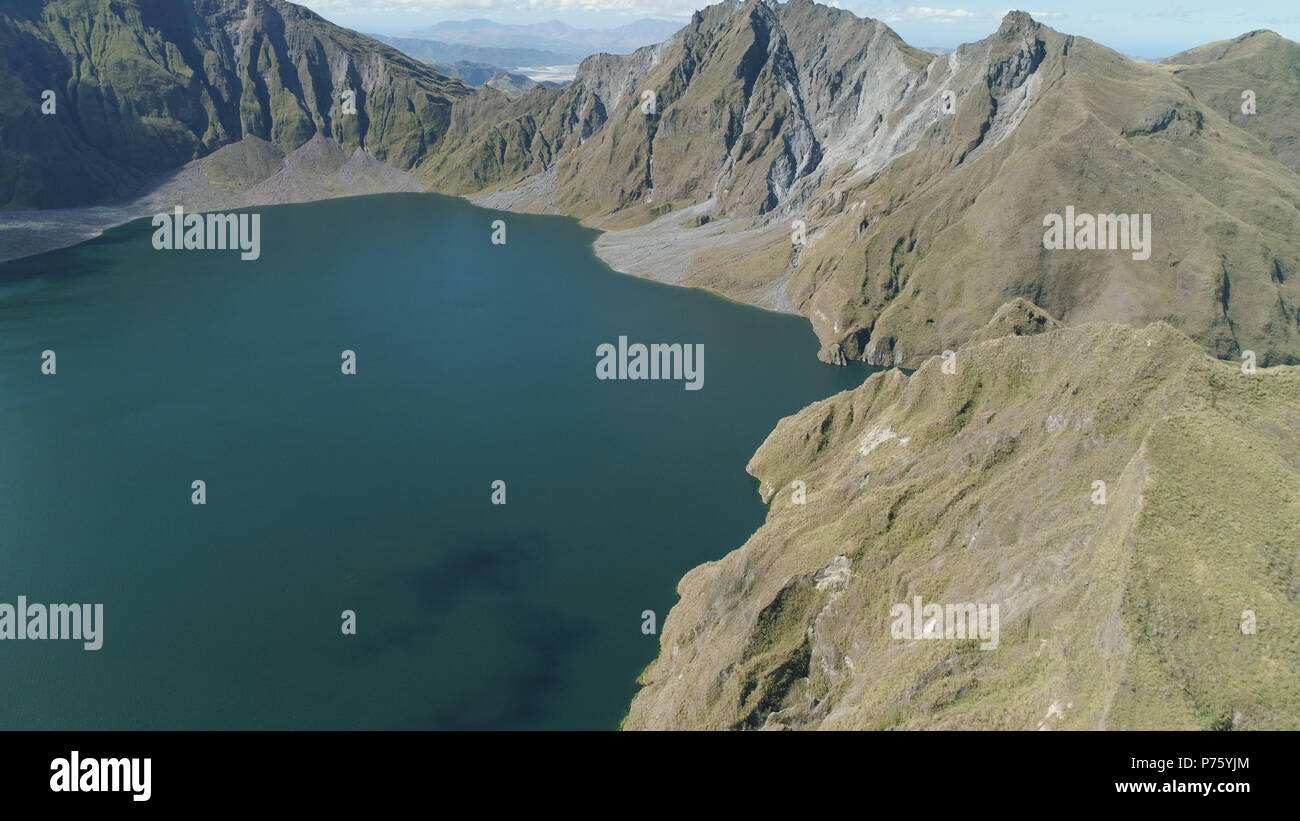 Pinatubo lake aerial hi-res stock photography and images - Alamy