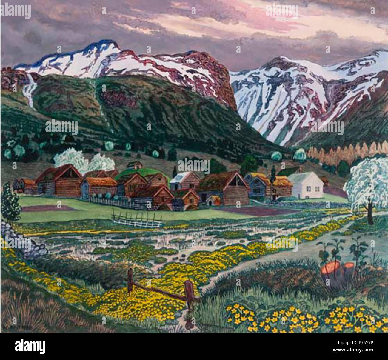 . Soleienatt English: Marsh Marigold Night N/A 170 Nikolai Astrup ...