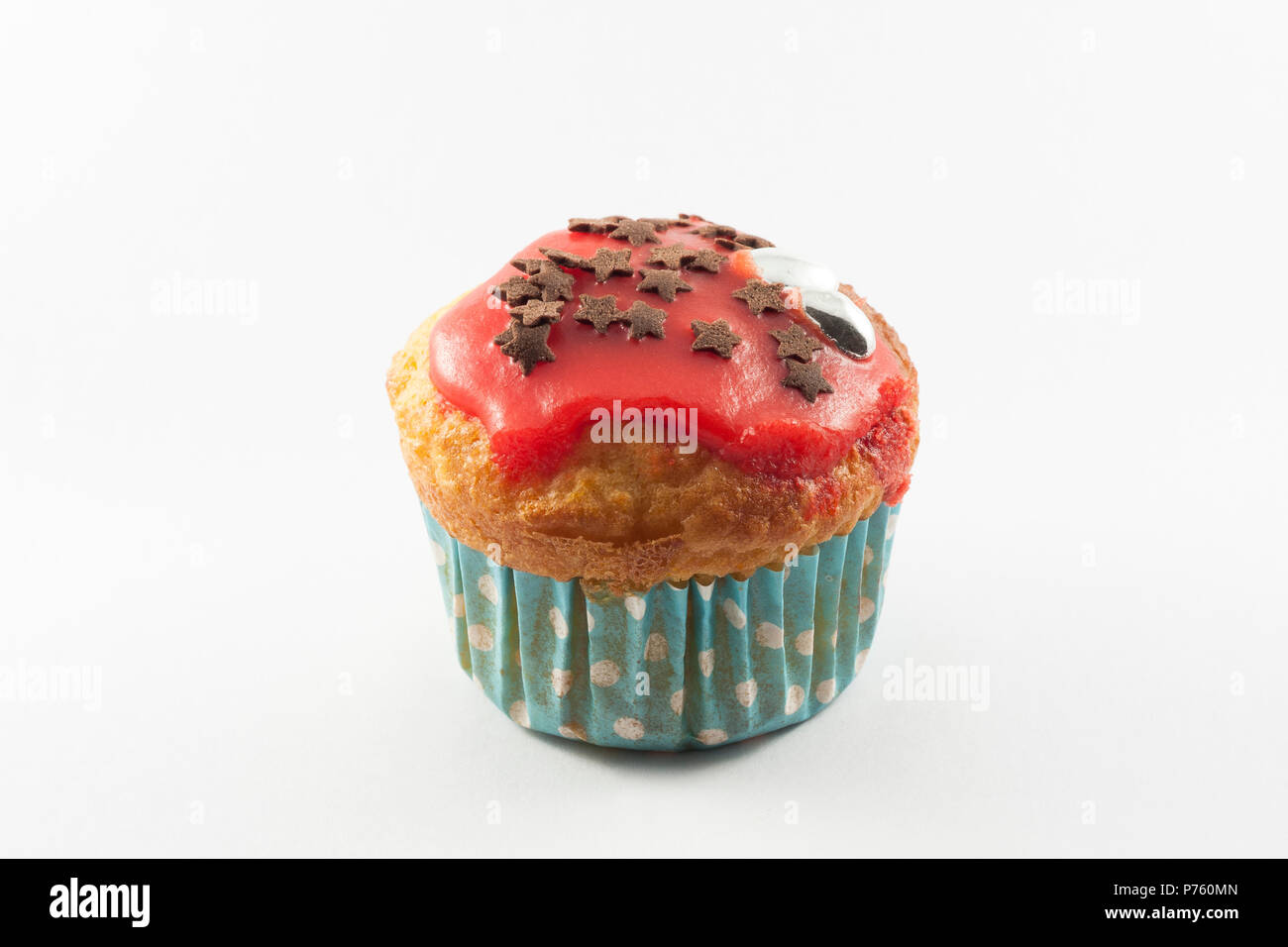 Cupcake isolated on white background Stock Photo - Alamy