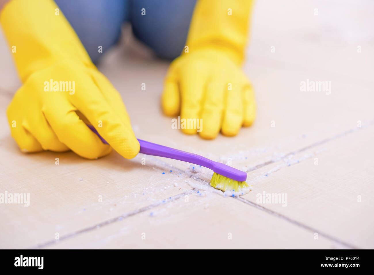 Clean concrete floor tiles hi-res stock photography and images - Alamy