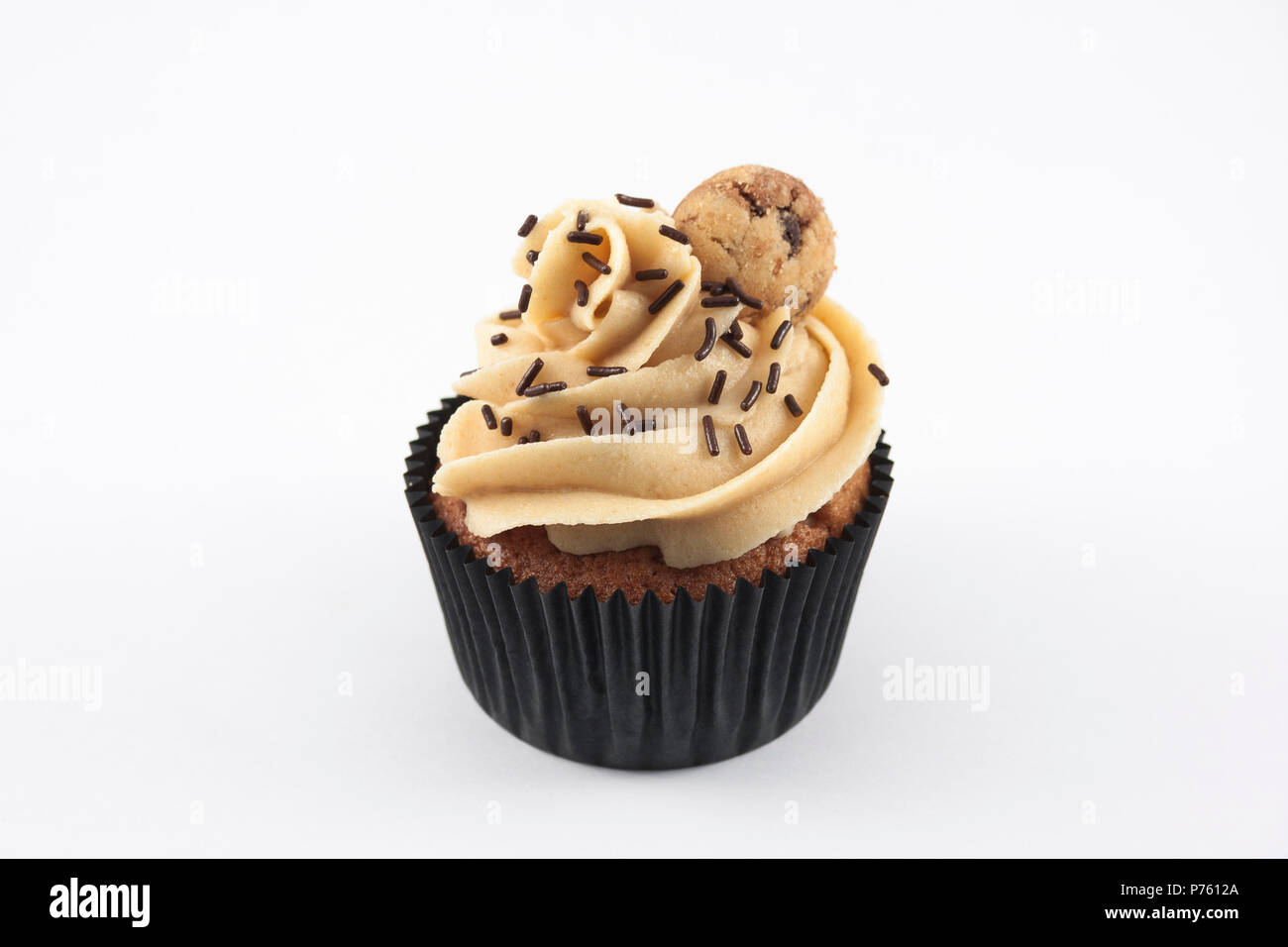 Cupcake isolated on white background Stock Photo - Alamy