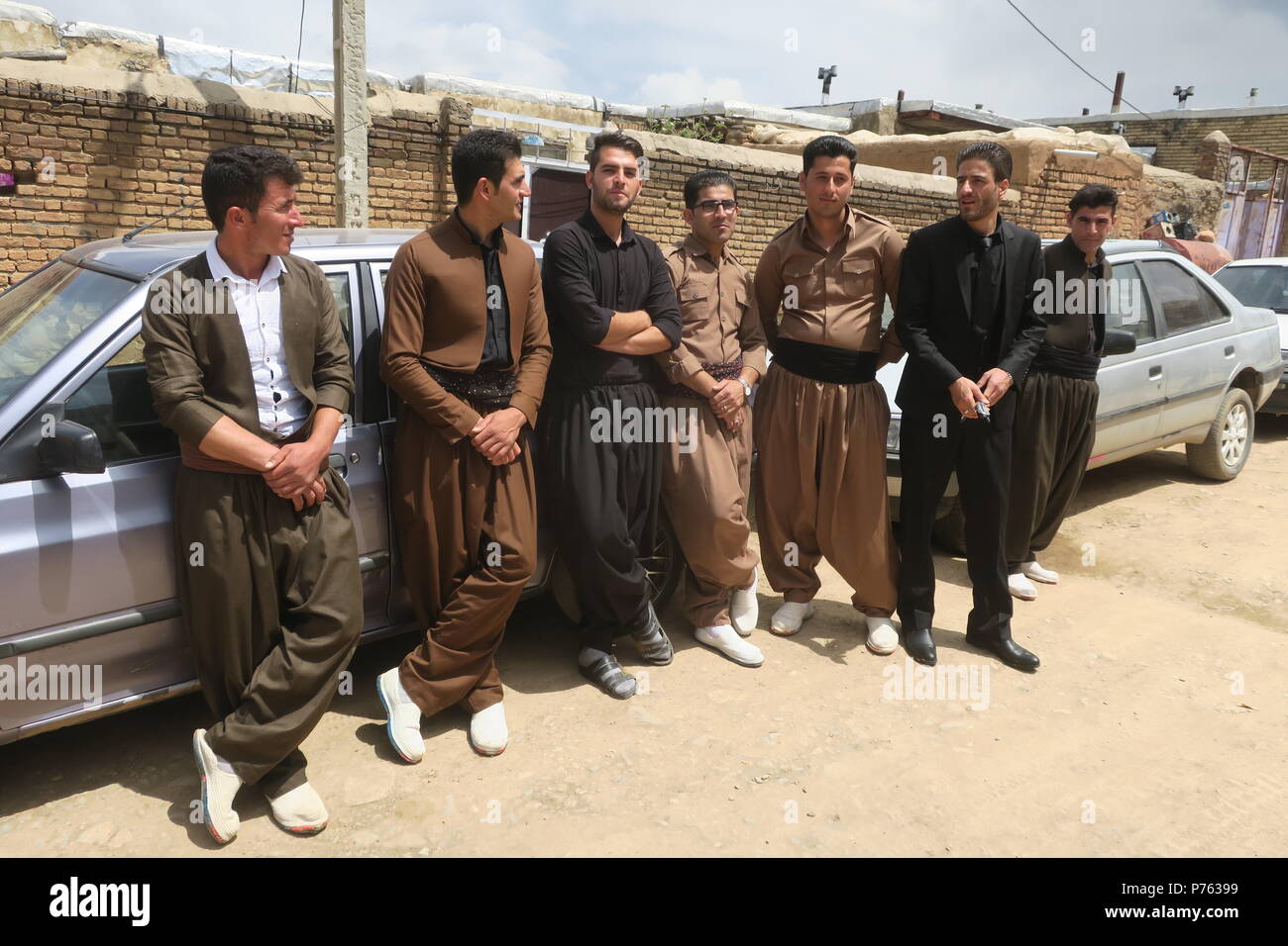 People are enjoying in a Kurdish village in Iran Stock Photo - Alamy