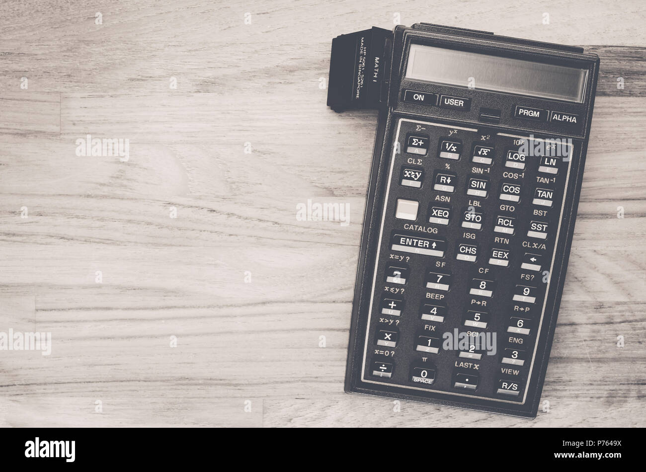 Vintage scientific calculator hi-res stock photography and images - Alamy