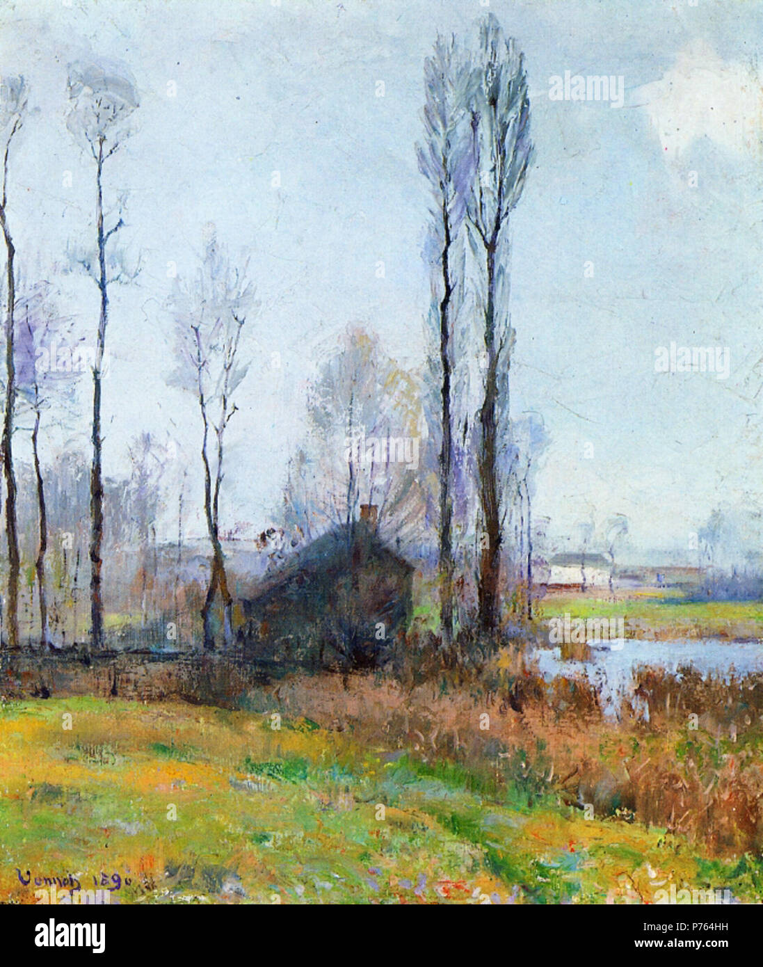 . English: Moist Weather (France) 1890 203 Robert Vonnoh - Moist ...