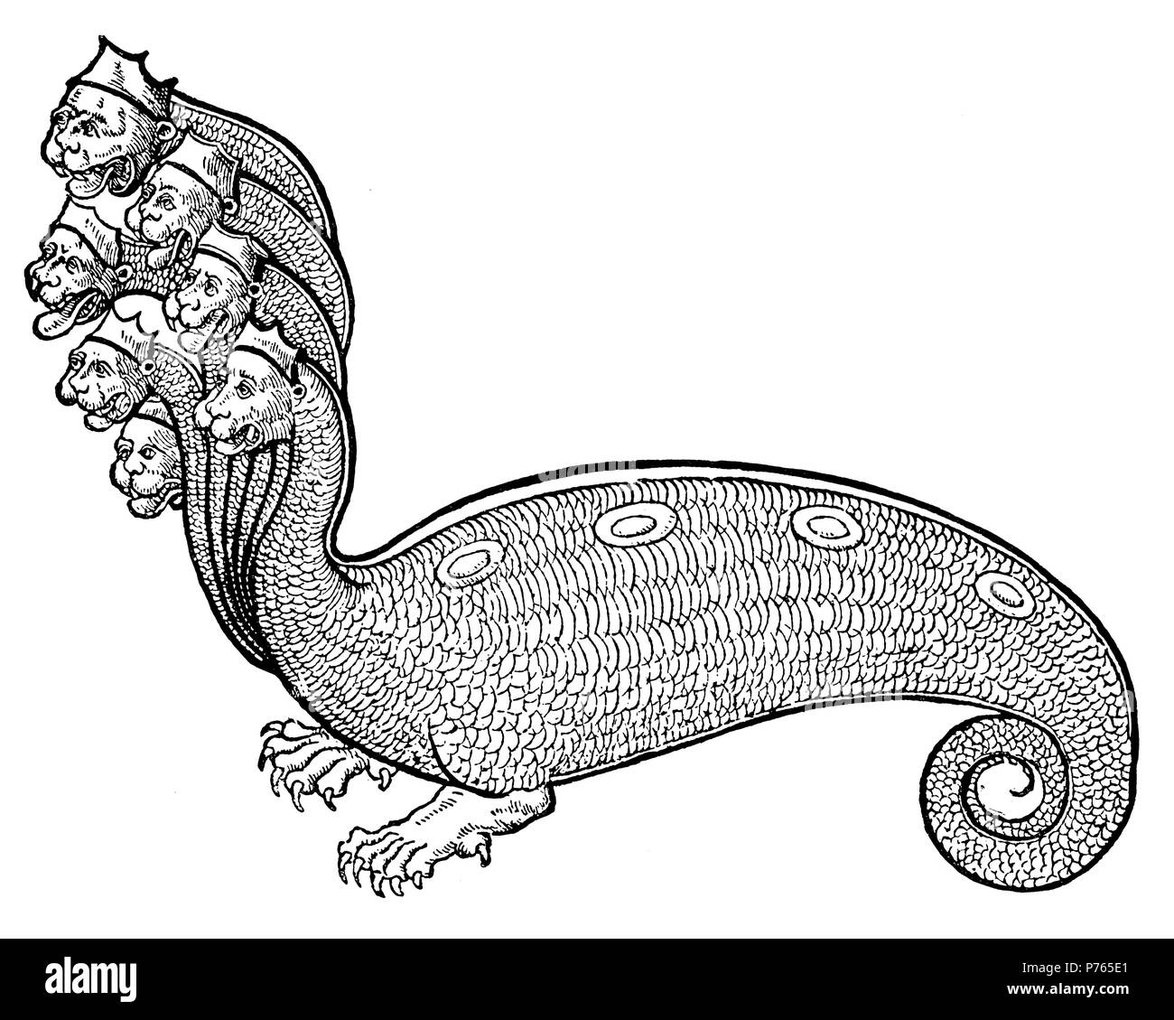 Seven headed hi-res stock photography and images - Alamy