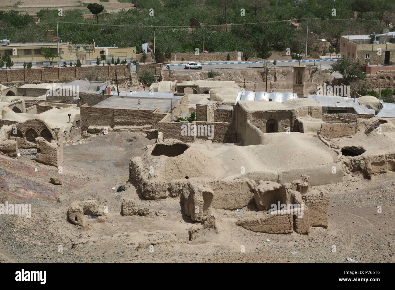 View at Nain, a city and capital of Nain County, Isfahan Province, Iran ...