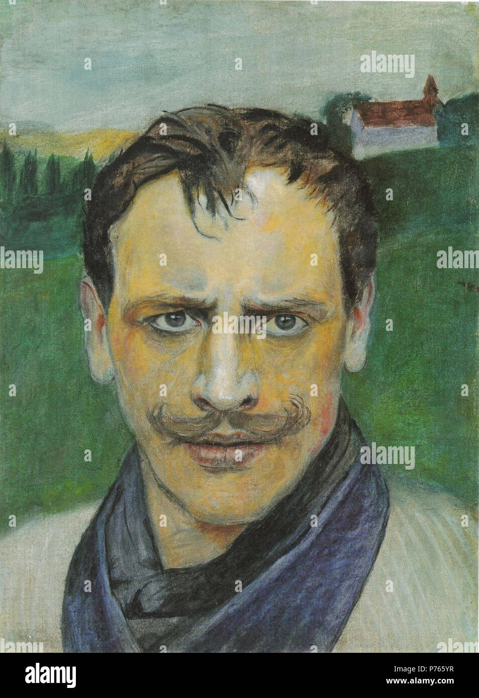 . Self-portrait 1896 212 Sohlberg-selvportrett Stock Photo - Alamy