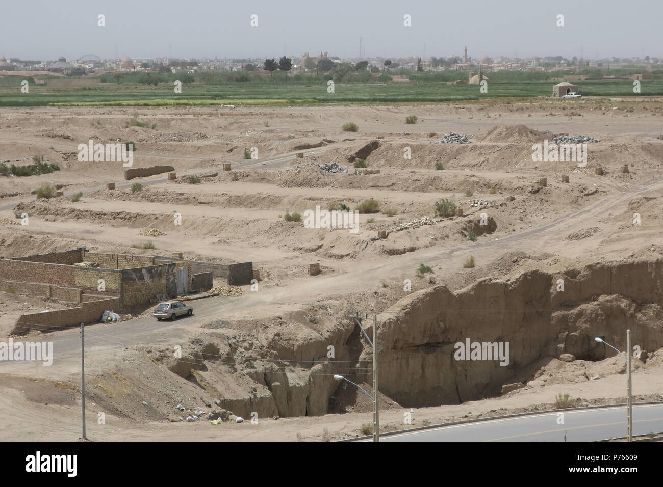 View at Nain, a city and capital of Nain County, Isfahan Province, Iran ...