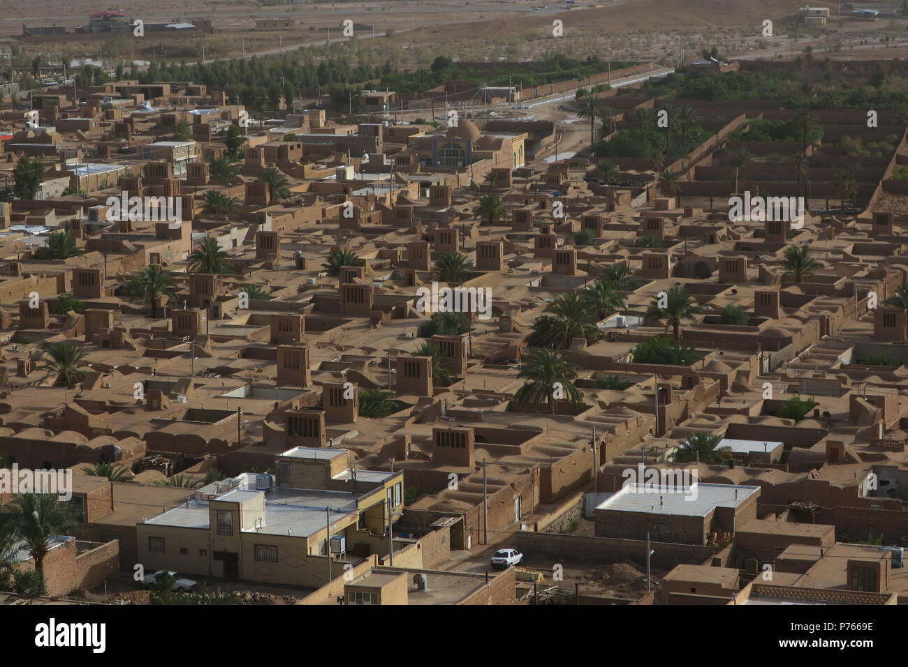 View at Nain, a city and capital of Nain County, Isfahan Province, Iran ...