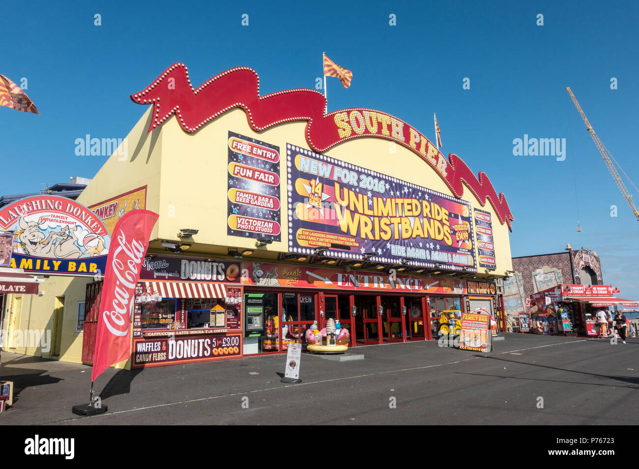 Blackpool south pier hi-res stock photography and images - Alamy