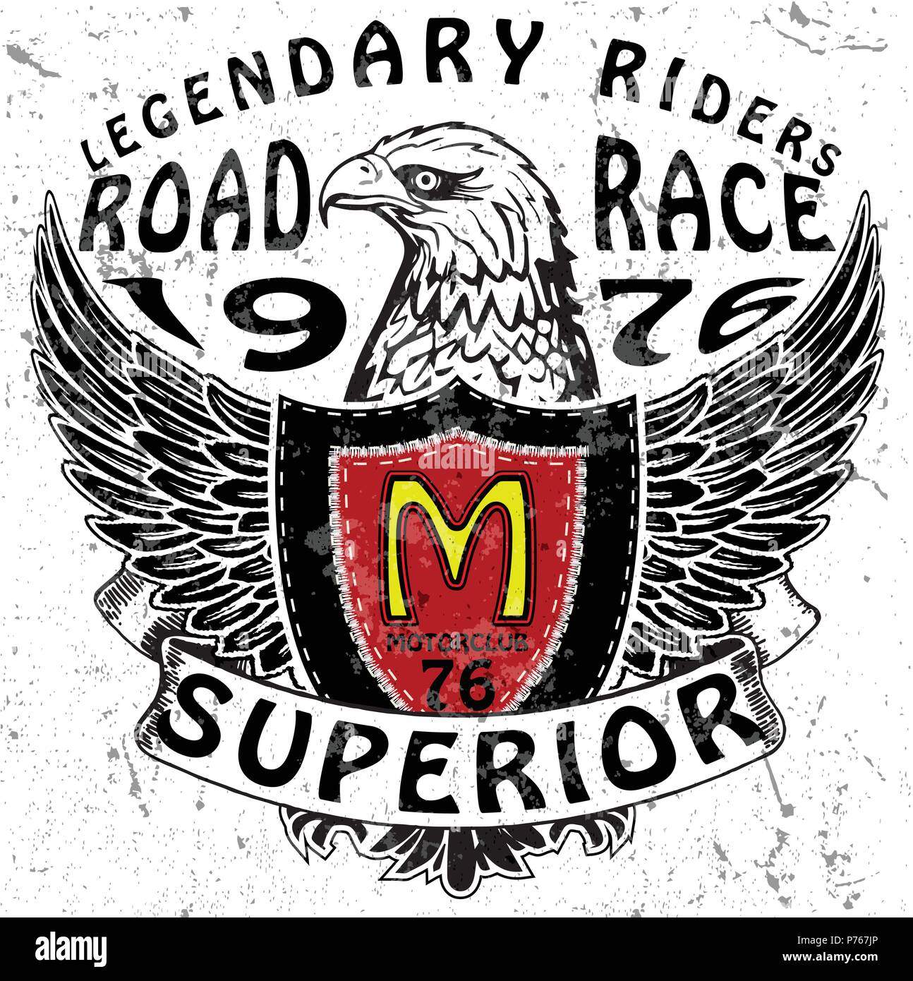 Motorcycle tee graphic Stock Vector Images - Alamy
