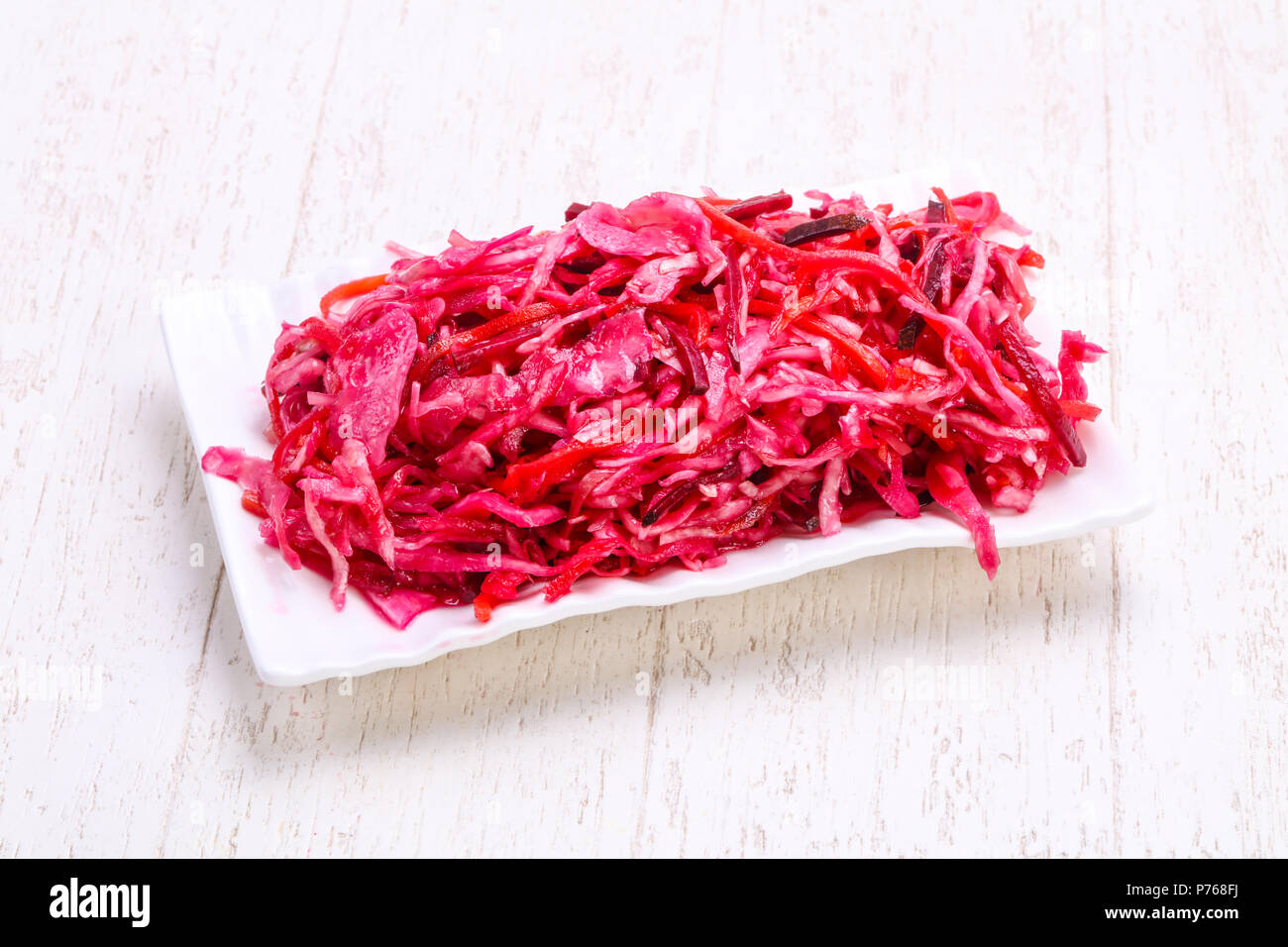 Traditional fermented cabbage sauerkraut in the bowl Stock Photo - Alamy