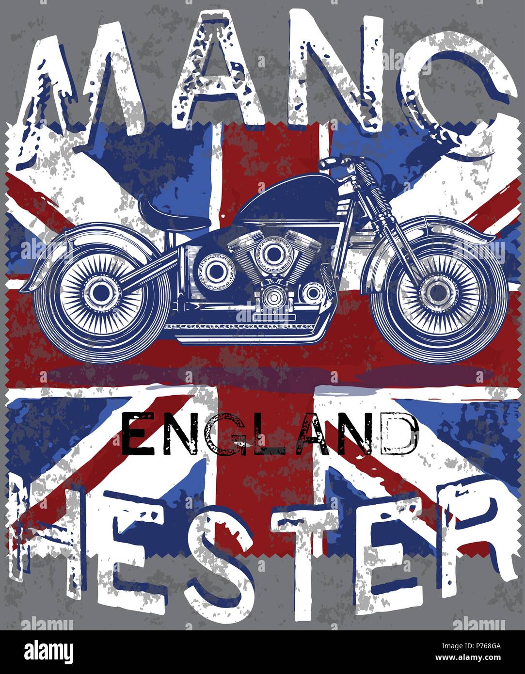Motor Club Manchester With England Flag Stock Vector Image & Art - Alamy