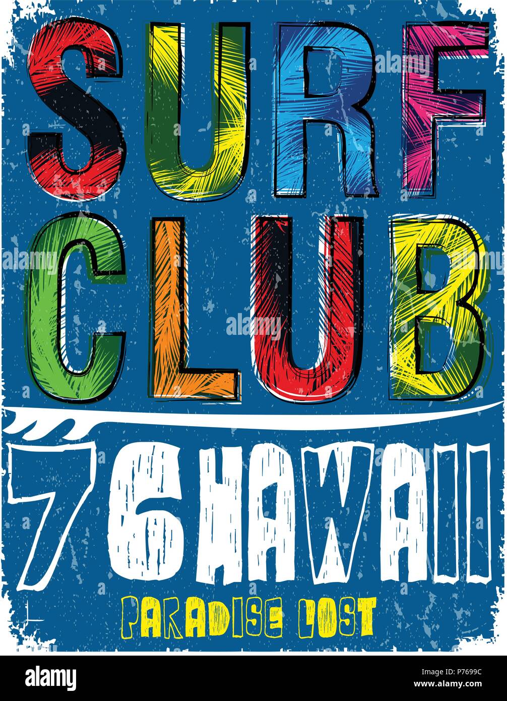 Summer beach vector background in retro style Stock Vector Image & Art ...