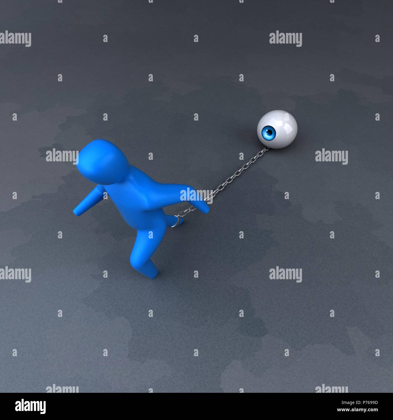 Burden symbol - 3D Illustration Stock Photo - Alamy