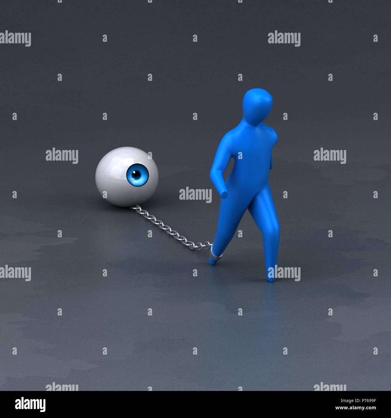 Burden symbol - 3D Illustration Stock Photo - Alamy