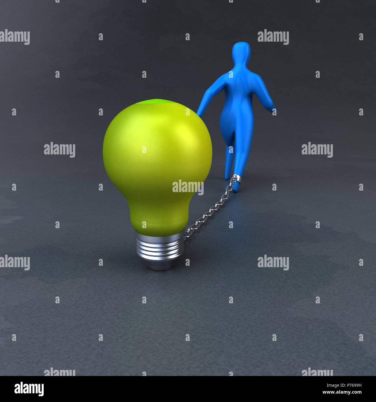 Burden symbol - 3D Illustration Stock Photo - Alamy